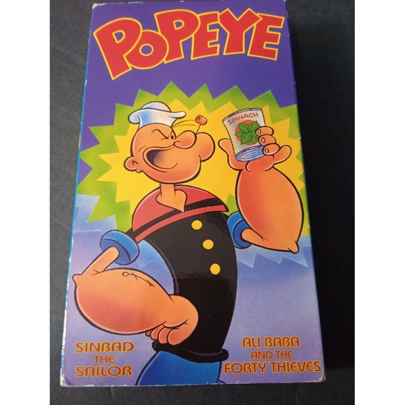 Media | Popeye Sinbad The Sailorali Baba And The Forty Thievesvhs 1993rare | Poshmark